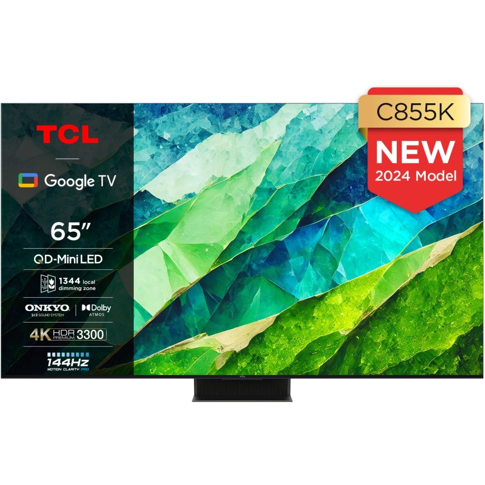 Buy TCL 65C855K C855 65" QLED Mini LED 4K Ultra HD Smart TV, Black, F ...