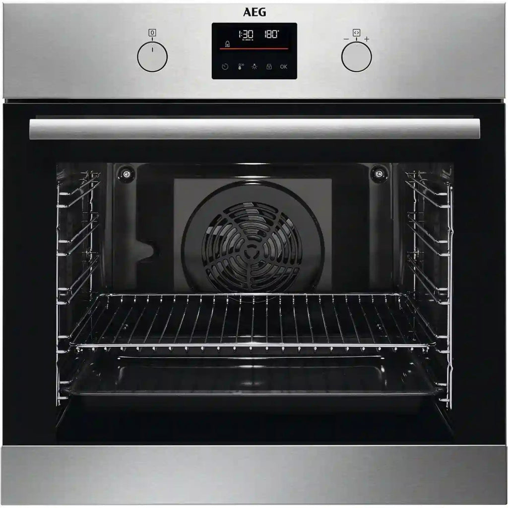 AEG BPS355061M Built In Single Oven Electric - Stainless Steel ...