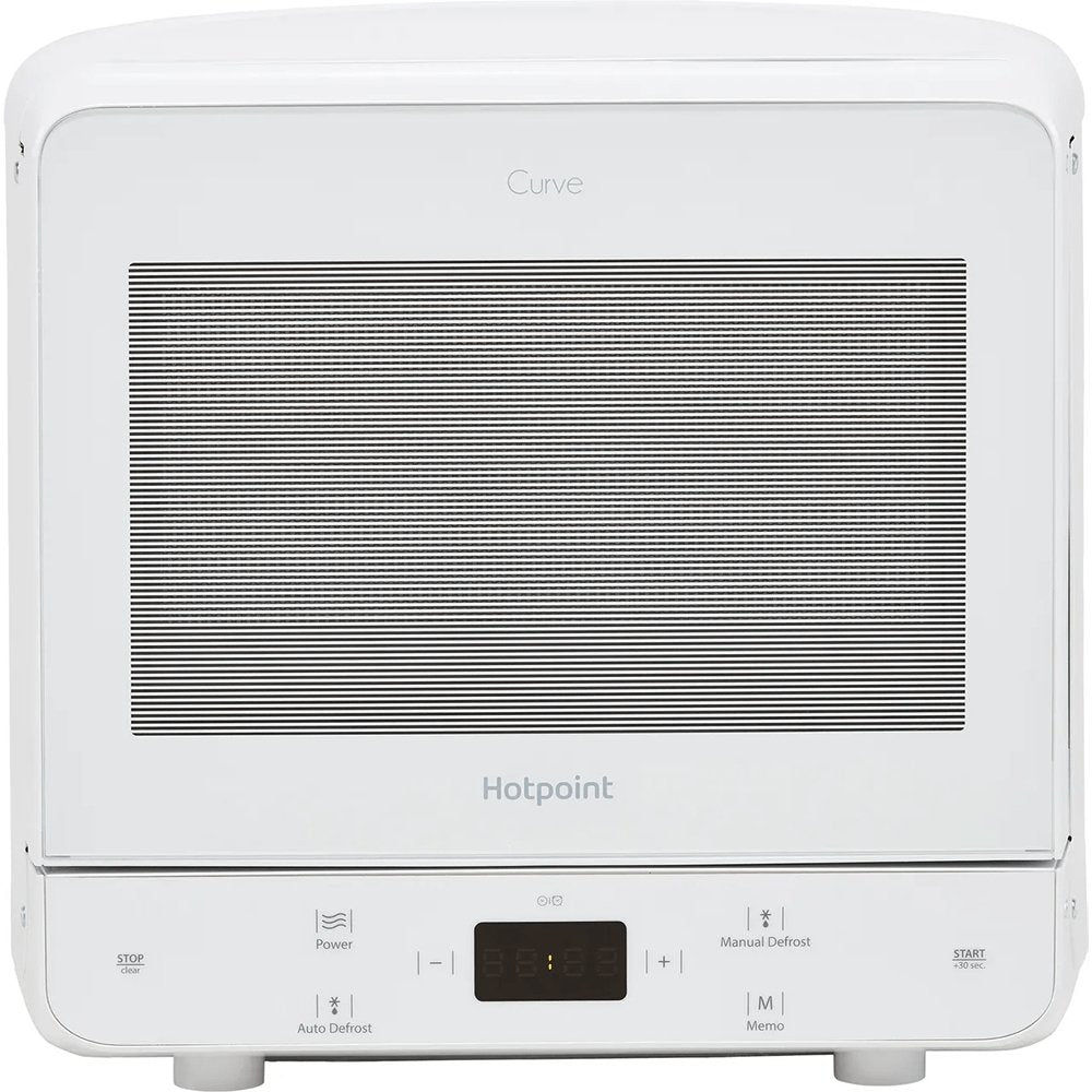 Buy Hotpoint MWH1331FW 13 Litre Curve Microwave, 32.9cm Wide - White