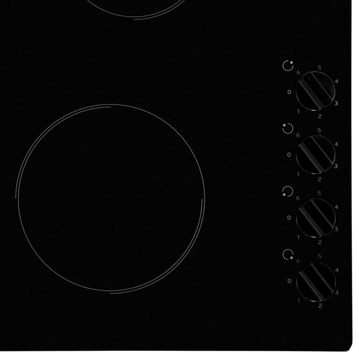 Indesit RI860C 58cm Ceramic Hob - Black | Atlantic Electrics