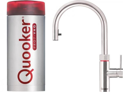 Quooker Flex PRO7 Stainless Steel 3 in 1 Boiling Water Tap with 7 ...