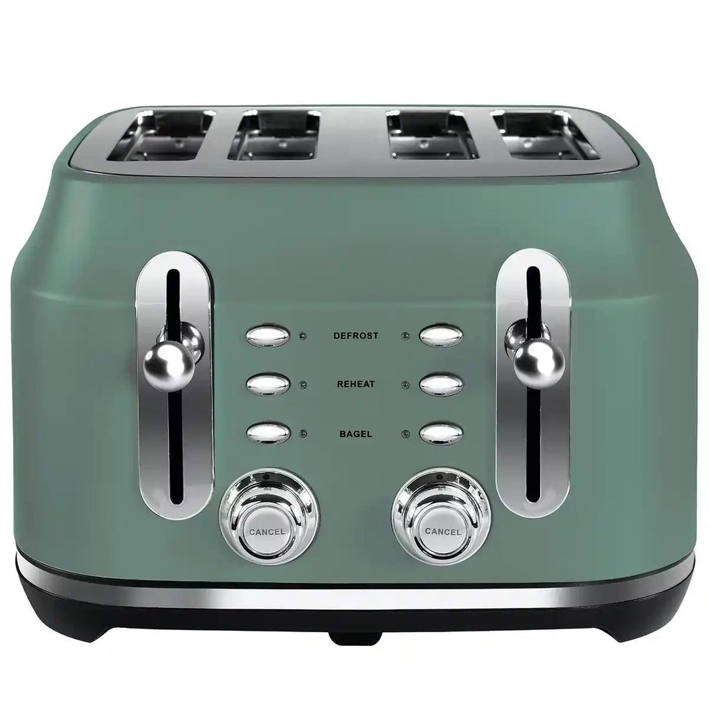 Rangemaster RMCL4S201MG 2100W 4 Slice Toaster - Mineral Green ...